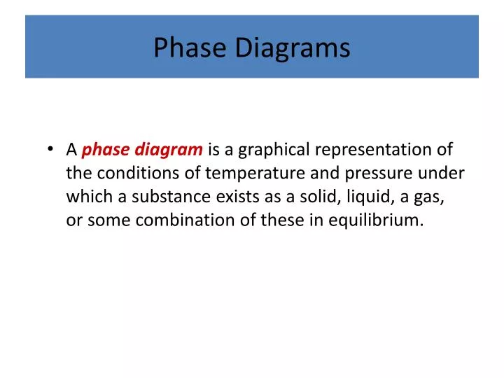 PPT - Phase Diagrams PowerPoint Presentation, free download - ID:6045683