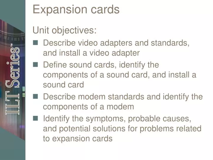 PPT - Expansion cards PowerPoint Presentation, free download - ID:6046071