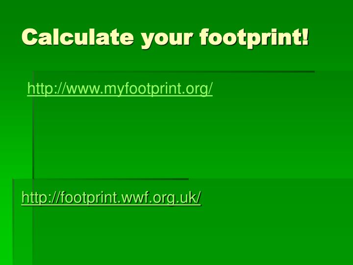 PPT - Ecological Footprint PowerPoint Presentation - ID:6047374