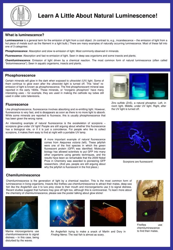 PPT - Learn A Little About Natural Luminescence! PowerPoint ...