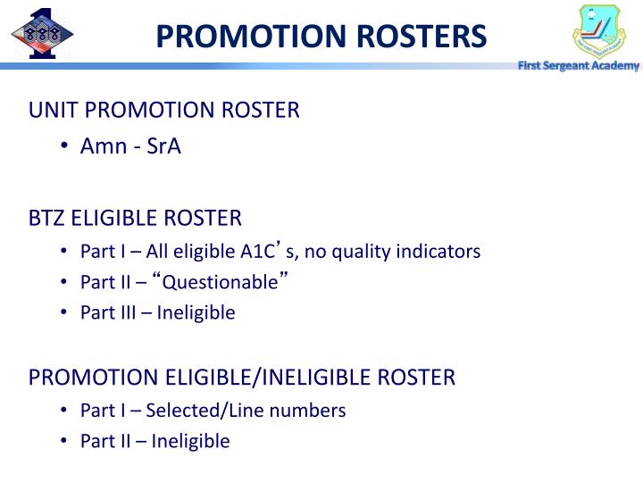 PPT - Enlisted Promotions Reference: AFI 36-2502 PowerPoint ...
