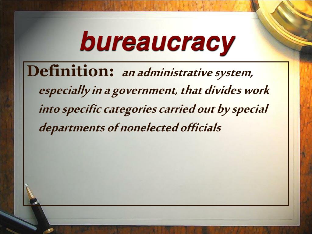 PPT - Chapter 10: Federal Bureaucracy PowerPoint Presentation, free ...