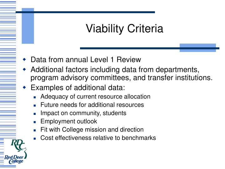 PPT - Program Viability Study PowerPoint Presentation - ID:6048724