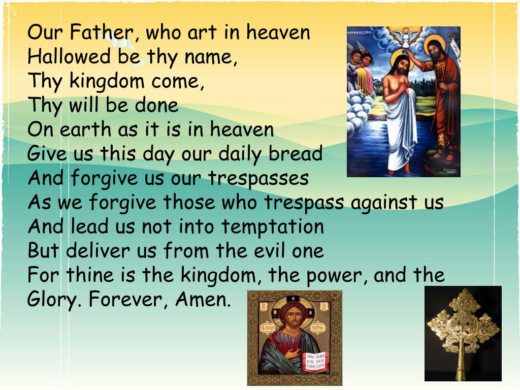 PPT - In the name of the Father, and the Son, and the Holy Spirit, one ...