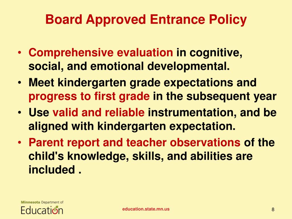 PPT - Decision Strategies for Early Entrance to Kindergarten PowerPoint ...