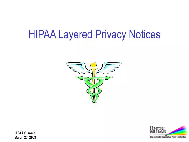 PPT - HIPAA Layered Privacy Notices PowerPoint Presentation, free ...