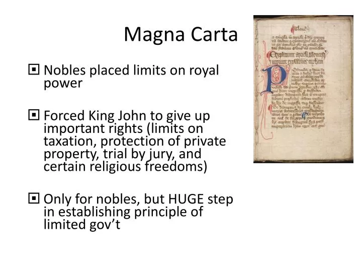 PPT - Magna Carta PowerPoint Presentation, free download - ID:6053078