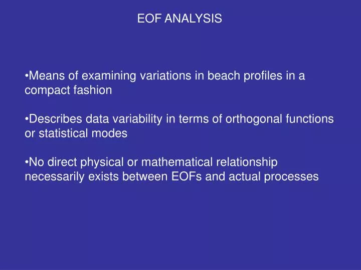 PPT - EOF ANALYSIS PowerPoint Presentation, free download - ID:6053924