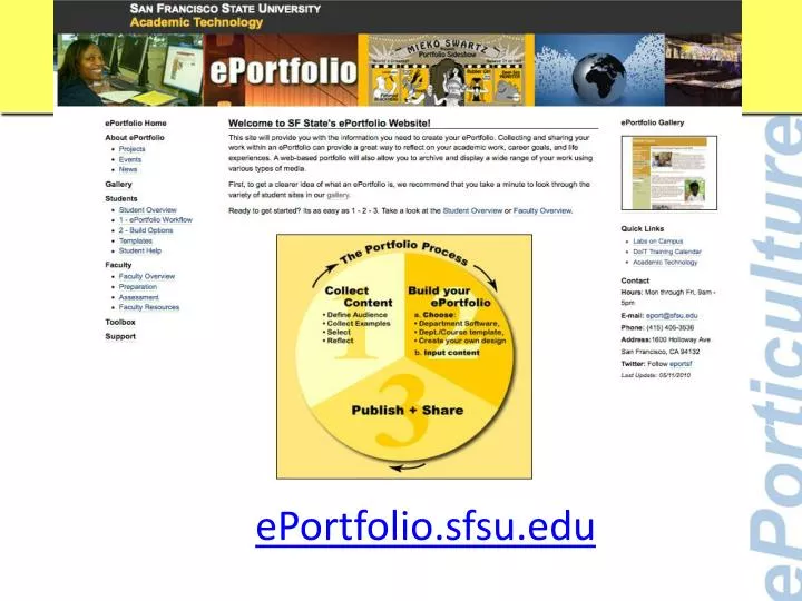 PPT - eportfolio.sfsu PowerPoint Presentation, free download - ID:6054706