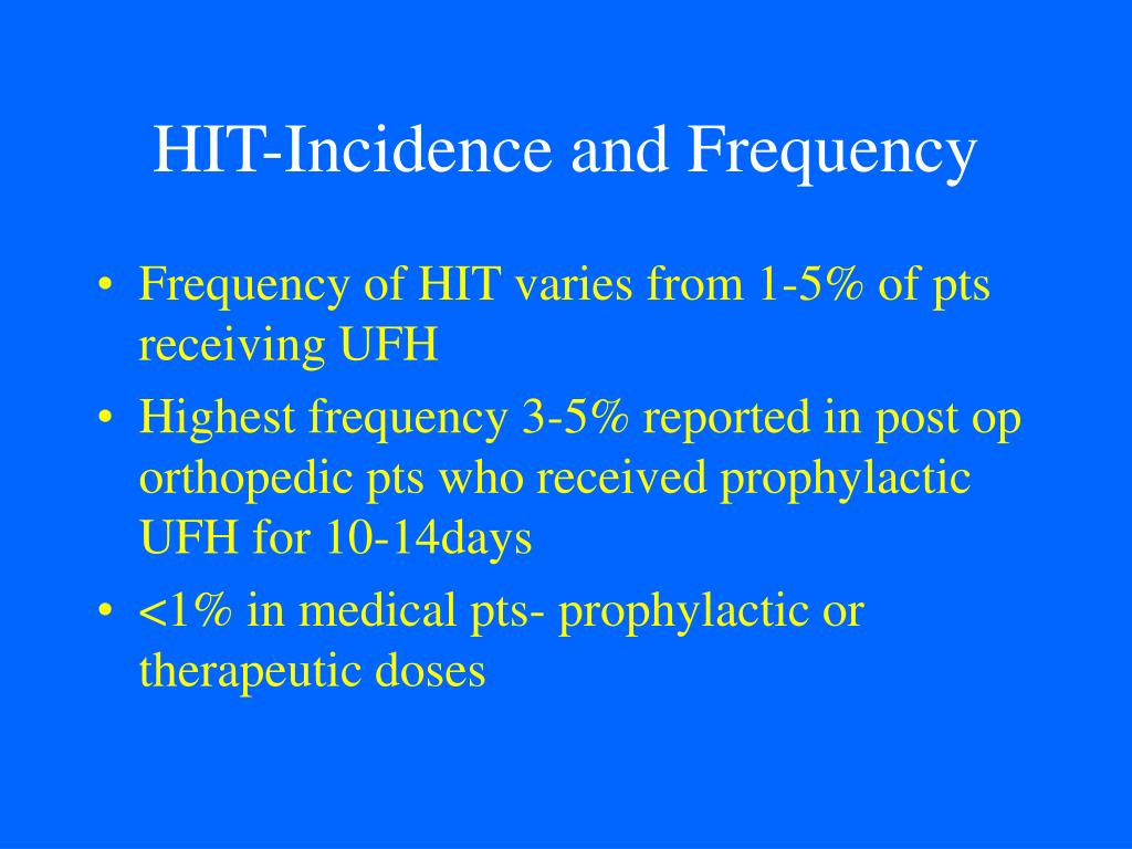 PPT - Heparin Induced Thrombocytopenia PowerPoint Presentation, free ...