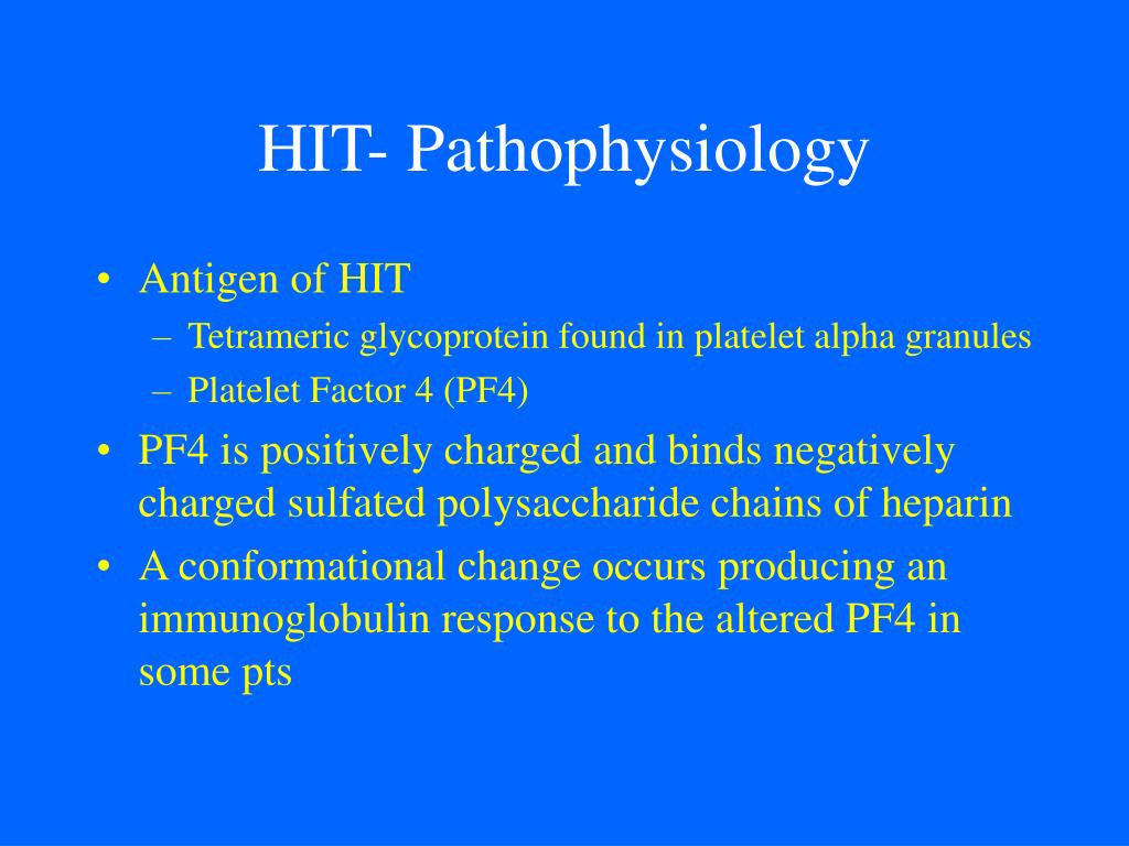 PPT - Heparin Induced Thrombocytopenia PowerPoint Presentation, free ...