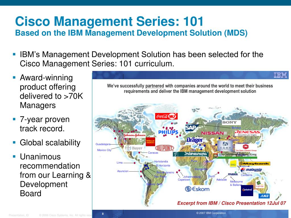 PPT - Cisco Management Series Orientation Shefali Budhraja & Sharon ...