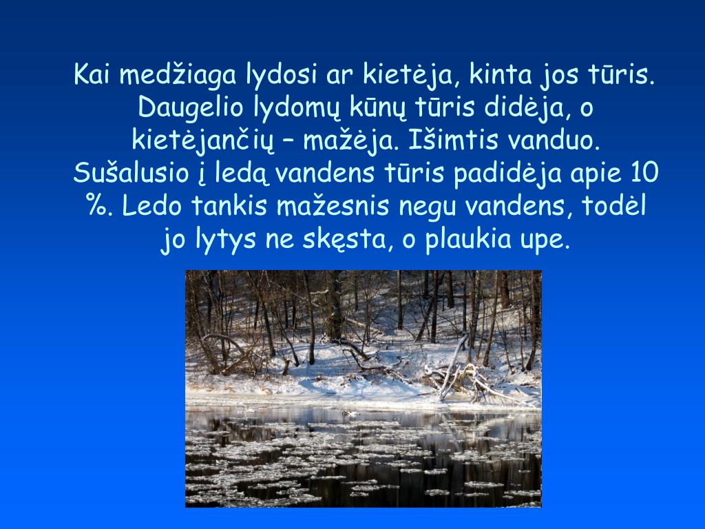 PPT - Skyriaus „Medžiagos agregatinės būsenos ir jų kitimas ...