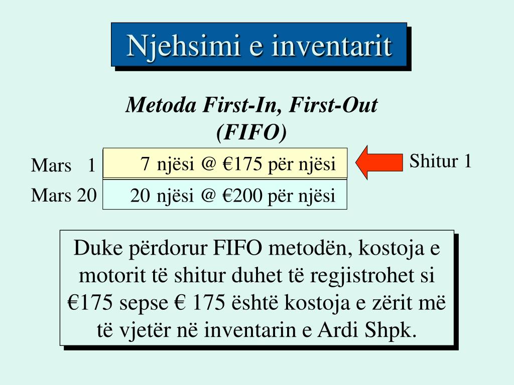 PPT - Kontabiliteti i inventarit t ё mallit PowerPoint Presentation ...