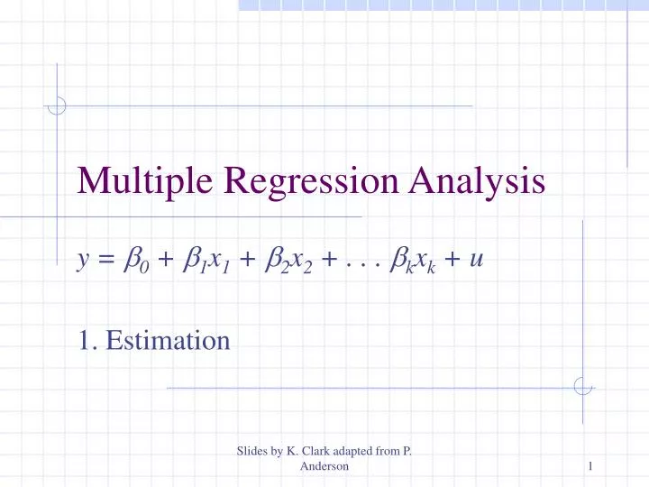 PPT - Multiple Regression Analysis PowerPoint Presentation, free ...
