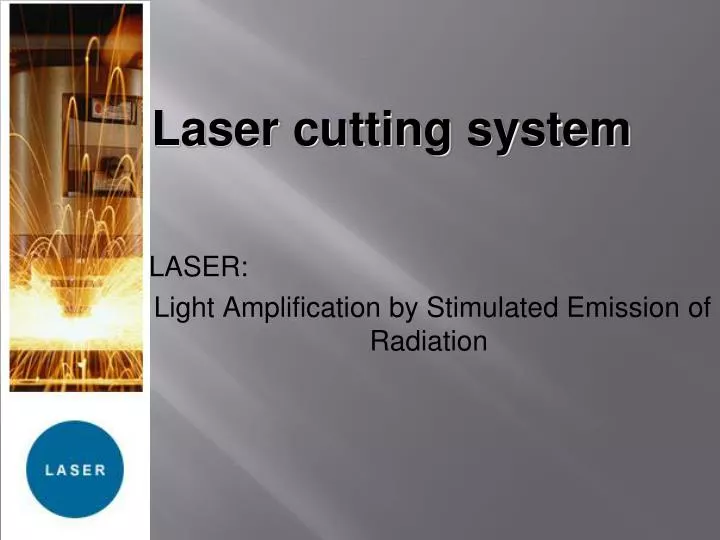 Ppt Laser Cutting System Powerpoint Presentation Free Download Id