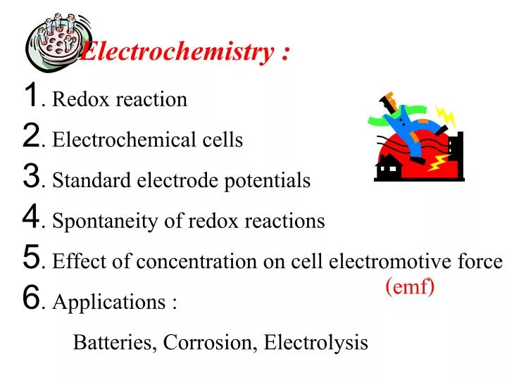 PPT - Electrochemistry : PowerPoint Presentation, free download - ID ...