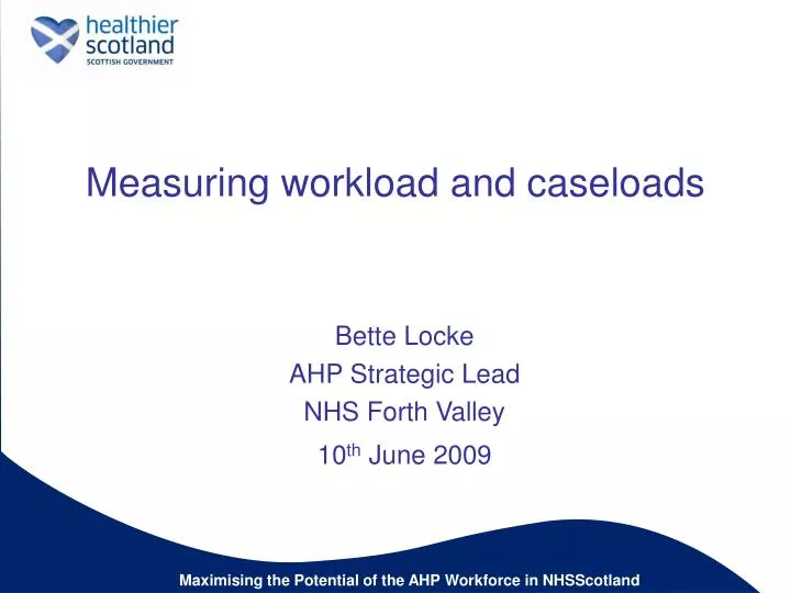 PPT - Measuring workload and caseloads PowerPoint Presentation, free ...