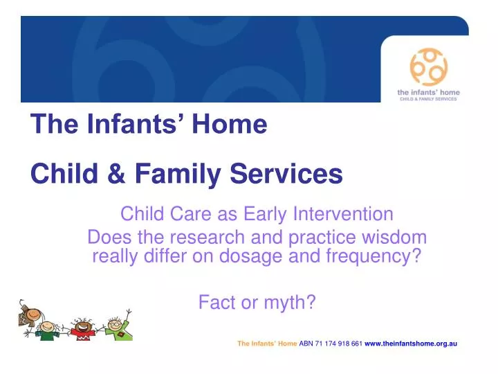 PPT - Child Care as Early Intervention PowerPoint Presentation, free ...
