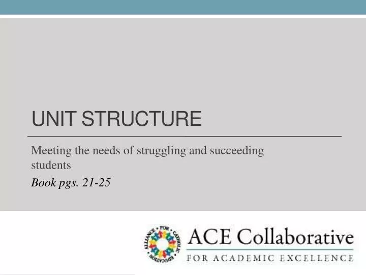 PPT - UNIT STRUCTURE PowerPoint Presentation, free download - ID:6060140