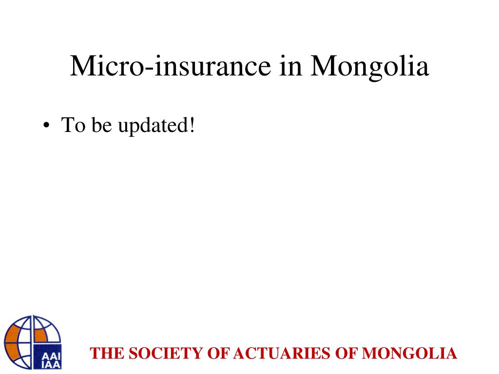 PPT - The role of the Actuary in Microfinance PowerPoint Presentation ...