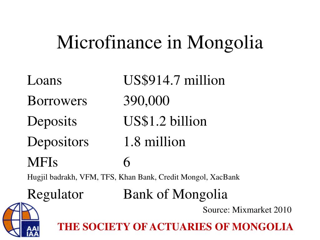 PPT - The role of the Actuary in Microfinance PowerPoint Presentation ...