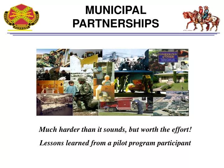 PPT - MUNICIPAL PARTNERSHIPS PowerPoint Presentation, free download ...