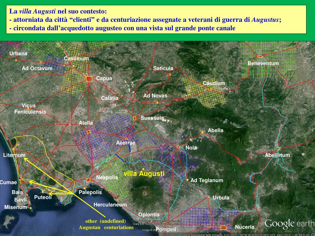 PPT - L’acquedotto augusteo nel contesto del sistema stradale e dell ...