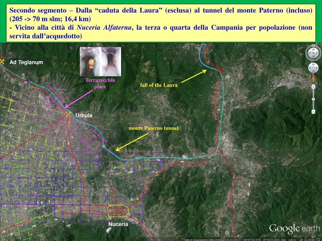 PPT - L’acquedotto augusteo nel contesto del sistema stradale e dell ...