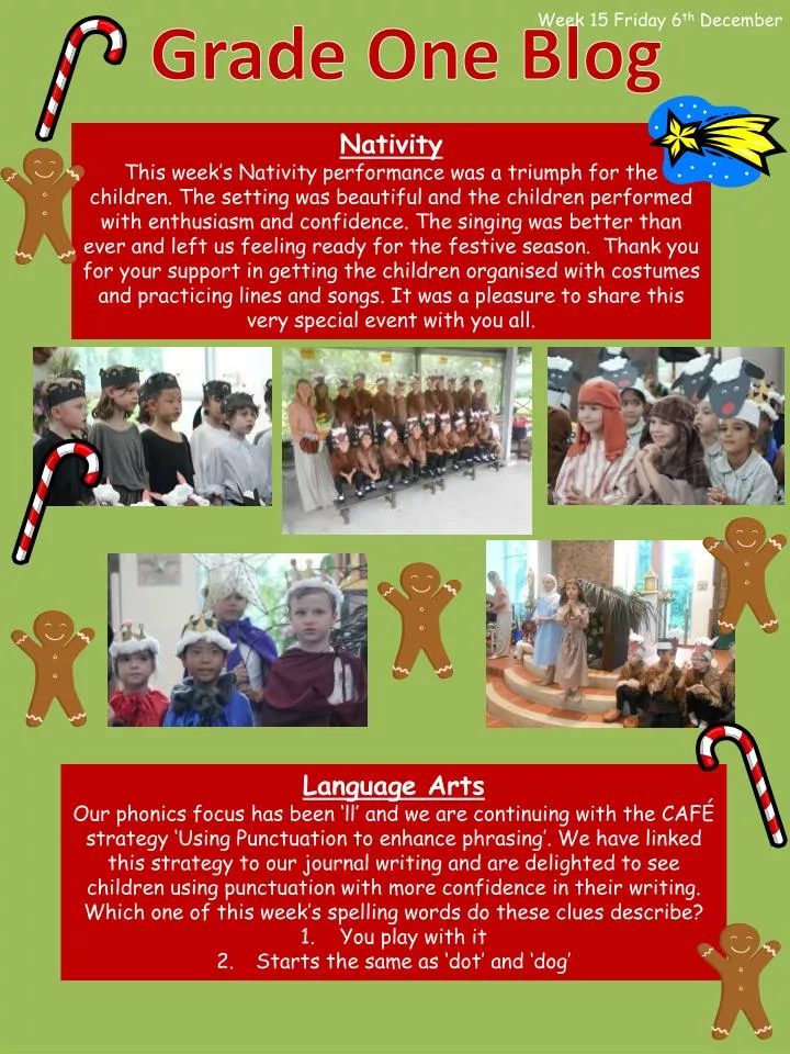 PPT - Grade One Blog PowerPoint Presentation, free download - ID:6062142