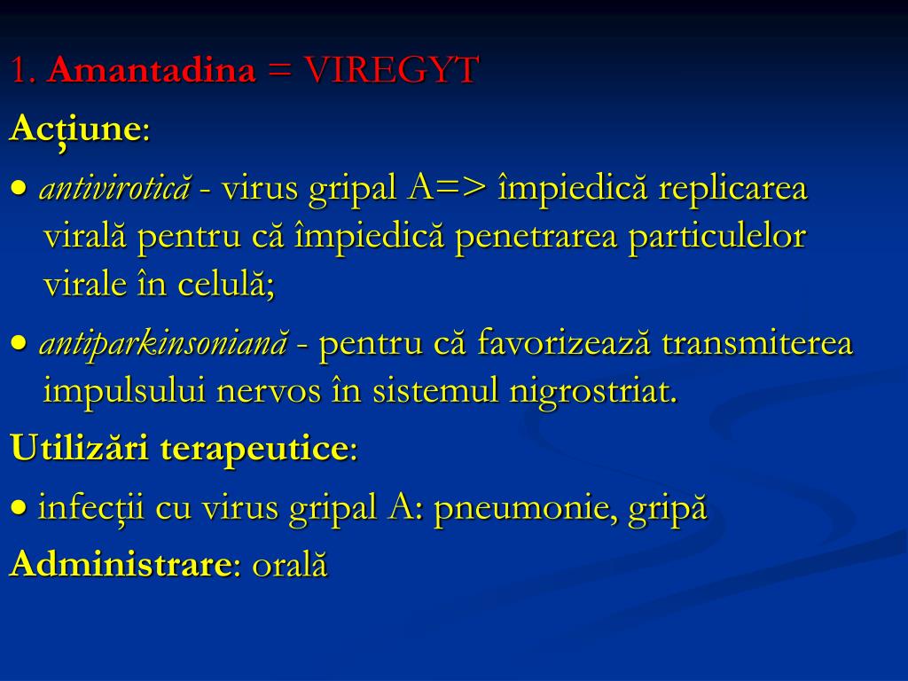 PPT - MEDICATIA ANTIVIROTICA PowerPoint Presentation, free download ...