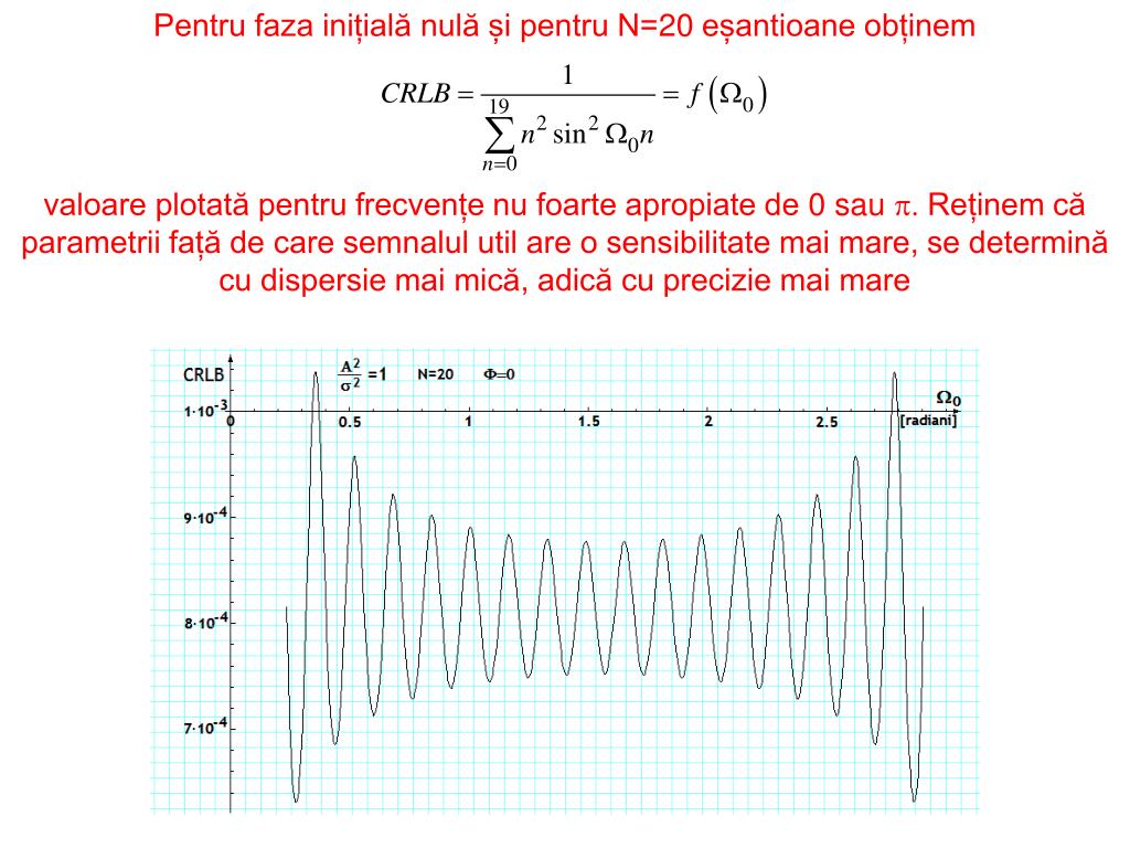 PPT - Influenţa dispersiei asupra preciziei estimatorului PowerPoint ...
