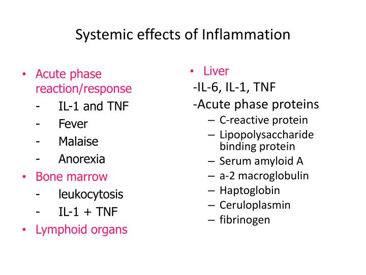 PPT - INFLAMMATION AND REPAIR Lecture 4 Chronic inflammation Systemic ...
