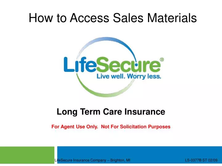 PPT - How to Access Sales Materials PowerPoint Presentation, free ...