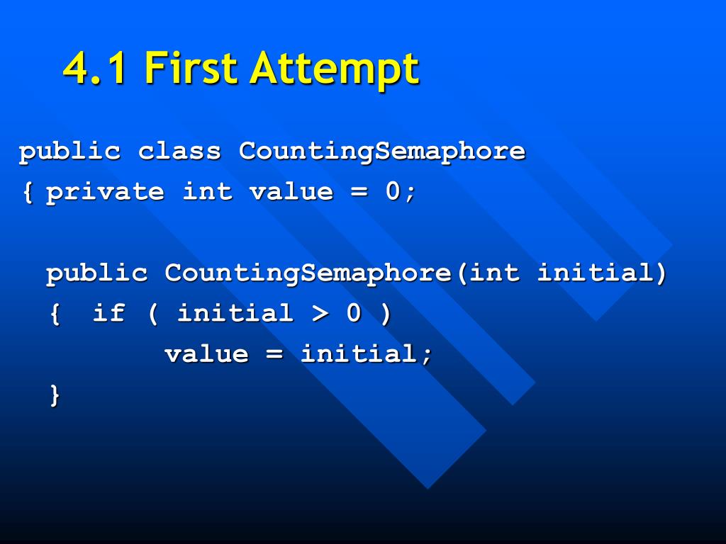 Ppt Counting Semaphore Implementation In Java Powerpoint Presentation Id6064978