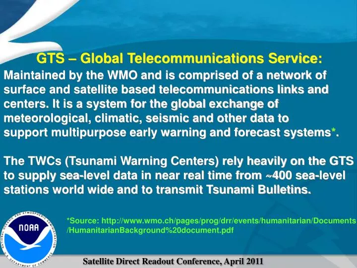 PPT - GTS – Global Telecommunications Service: PowerPoint Presentation ...