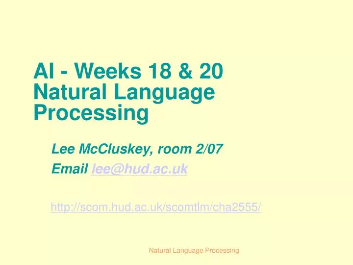 Ppt Natural Language Processing Powerpoint Presentation Free 0760