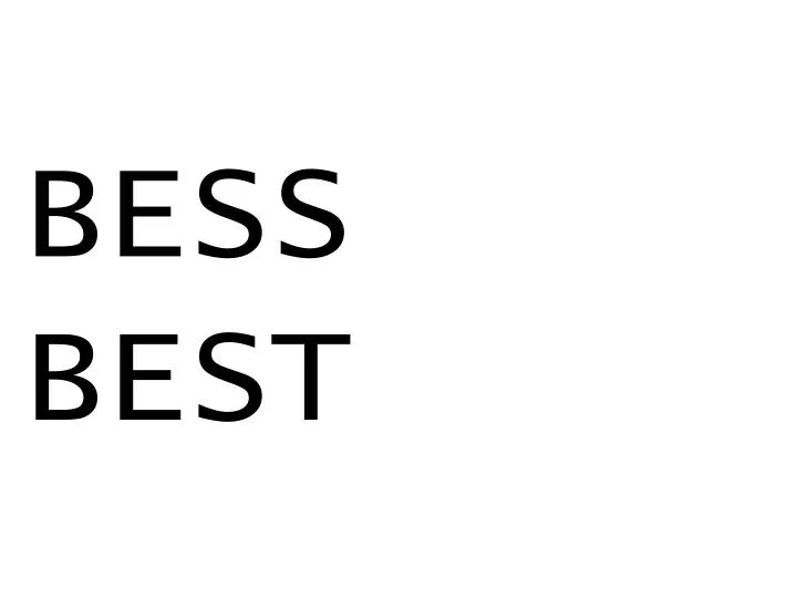 PPT - BESS BEST PowerPoint Presentation, free download - ID:6066610