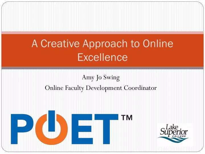 PPT - A Creative Approach to Online Excellence PowerPoint Presentation ...