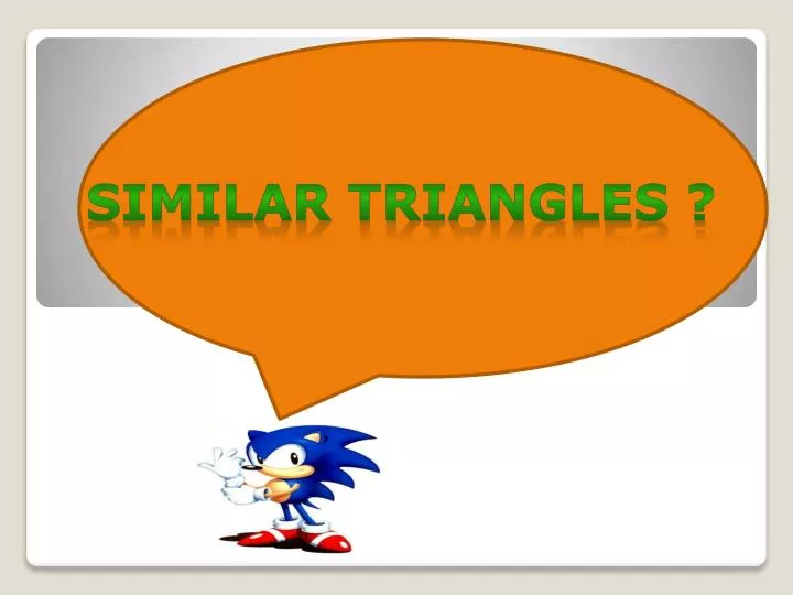 PPT - Similar triangles ? PowerPoint Presentation, free download - ID ...