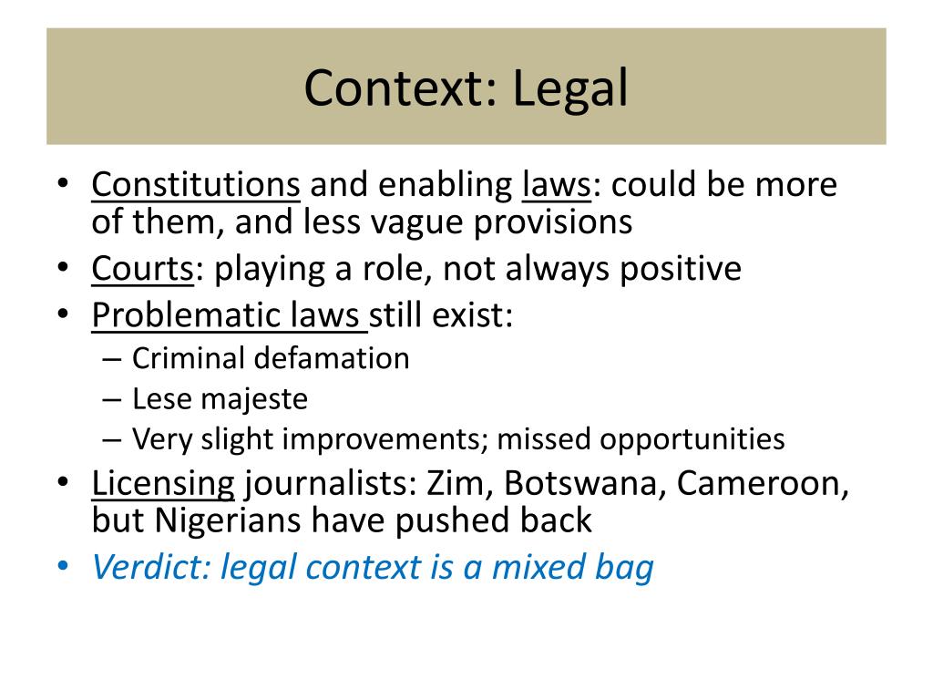 PPT - Assessing 20 Years of Journalism in Africa: From Windhoek ...