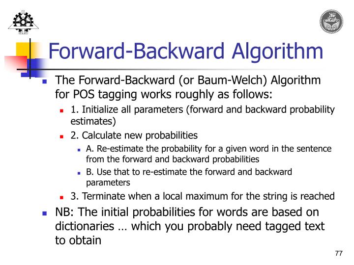 PPT - Chapter 5: POS Tagging PowerPoint Presentation - ID:6069301
