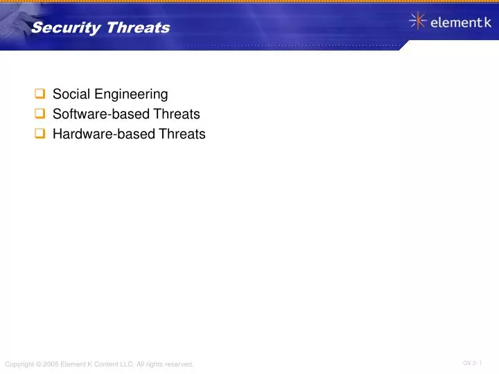 PPT - Security Threats PowerPoint Presentation, free download - ID:6070650