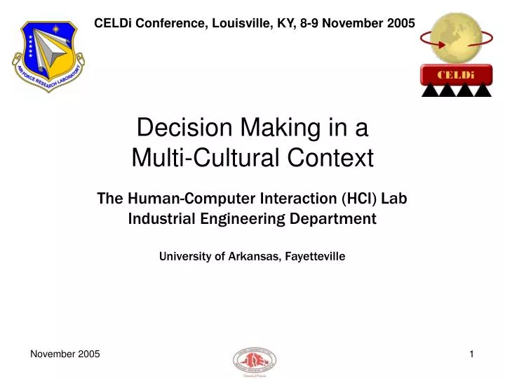 PPT - Decision Making in a Multi-Cultural Context PowerPoint ...