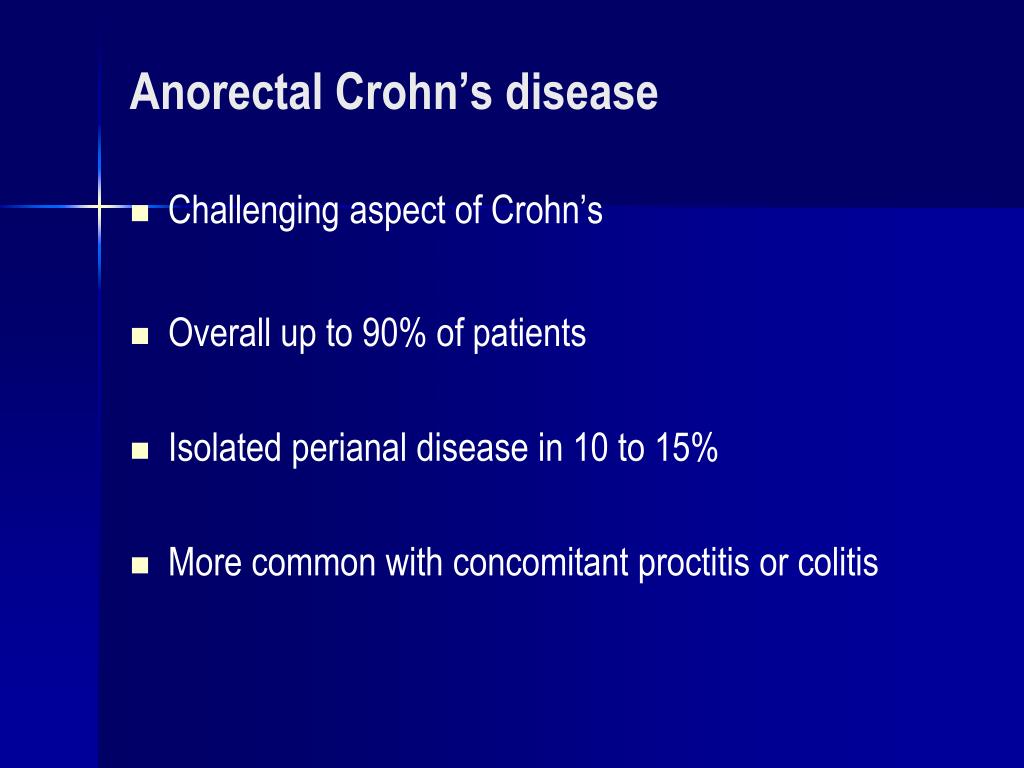 PPT - Perianal Crohn’s Disease PowerPoint Presentation, free download ...
