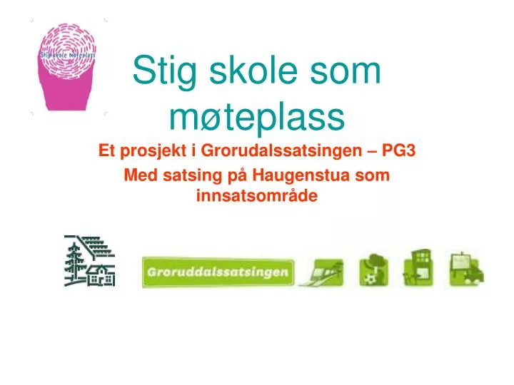 PPT - Stig skole som møteplass PowerPoint Presentation, free download ...