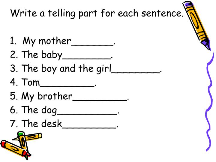 PPT - NAMING PART OF A SENTENCE PowerPoint Presentation - ID:6073034