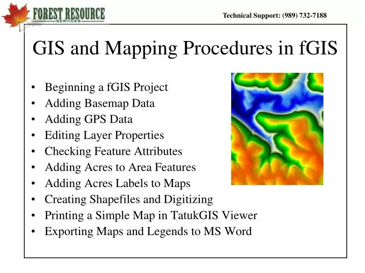 PPT - GIS and Mapping Procedures in fGIS PowerPoint Presentation, free ...