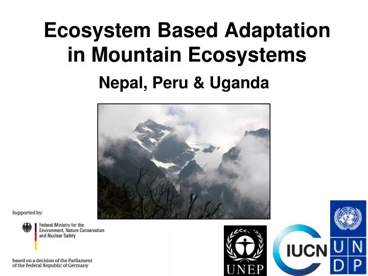 PPT - Ecosystem Based Adaptation in Mountain Ecosystems PowerPoint ...