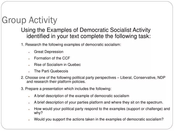 PPT - Group Activity PowerPoint Presentation, free download - ID:6075243
